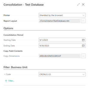 Using Consolidations in Microsoft Dynamics 365 Business Central