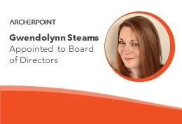 Gwendolynn Stearns Appointed to Board of Directors