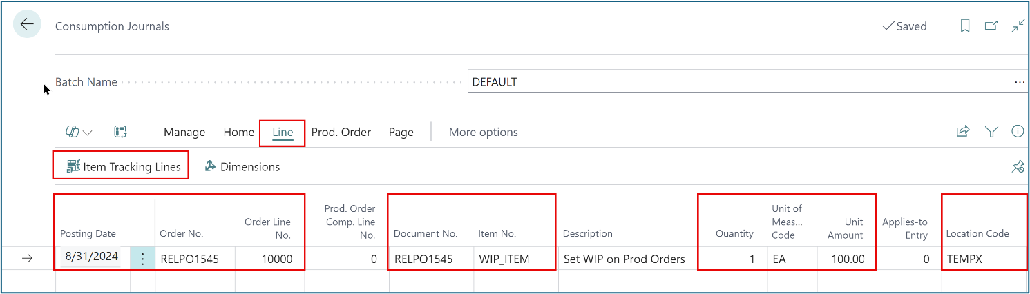 How To Initialize Production WIP in BC